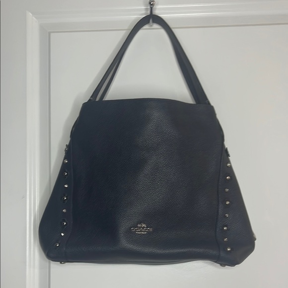 Coach | Bags | Coach Navy Blue Leather Tote Bag | Poshmark
